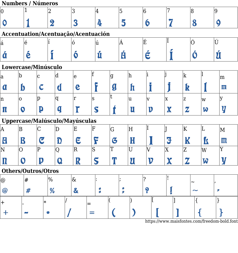 Freedom Bold Font: Free Download | MaisFontes