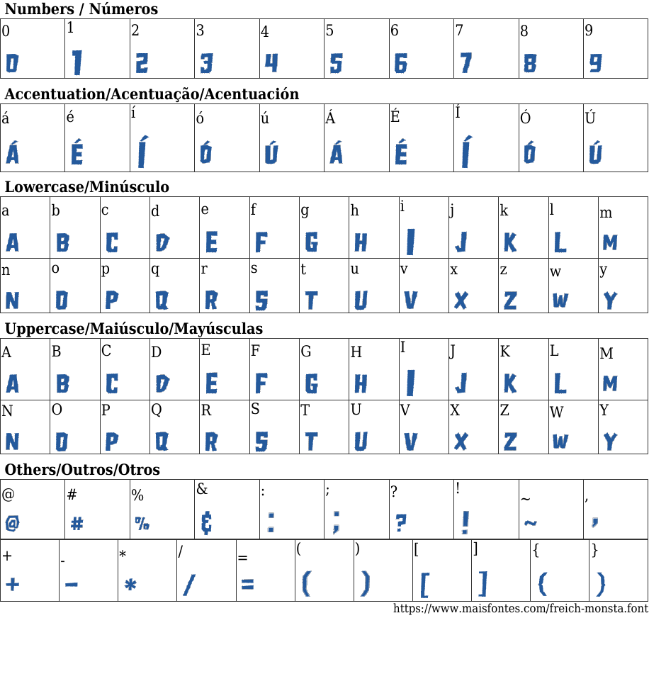 Freich Monsta Font: Free Download | MaisFontes