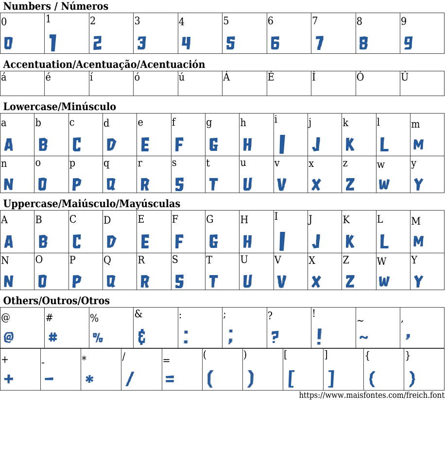 Freich: Free Font Download | MaisFontes