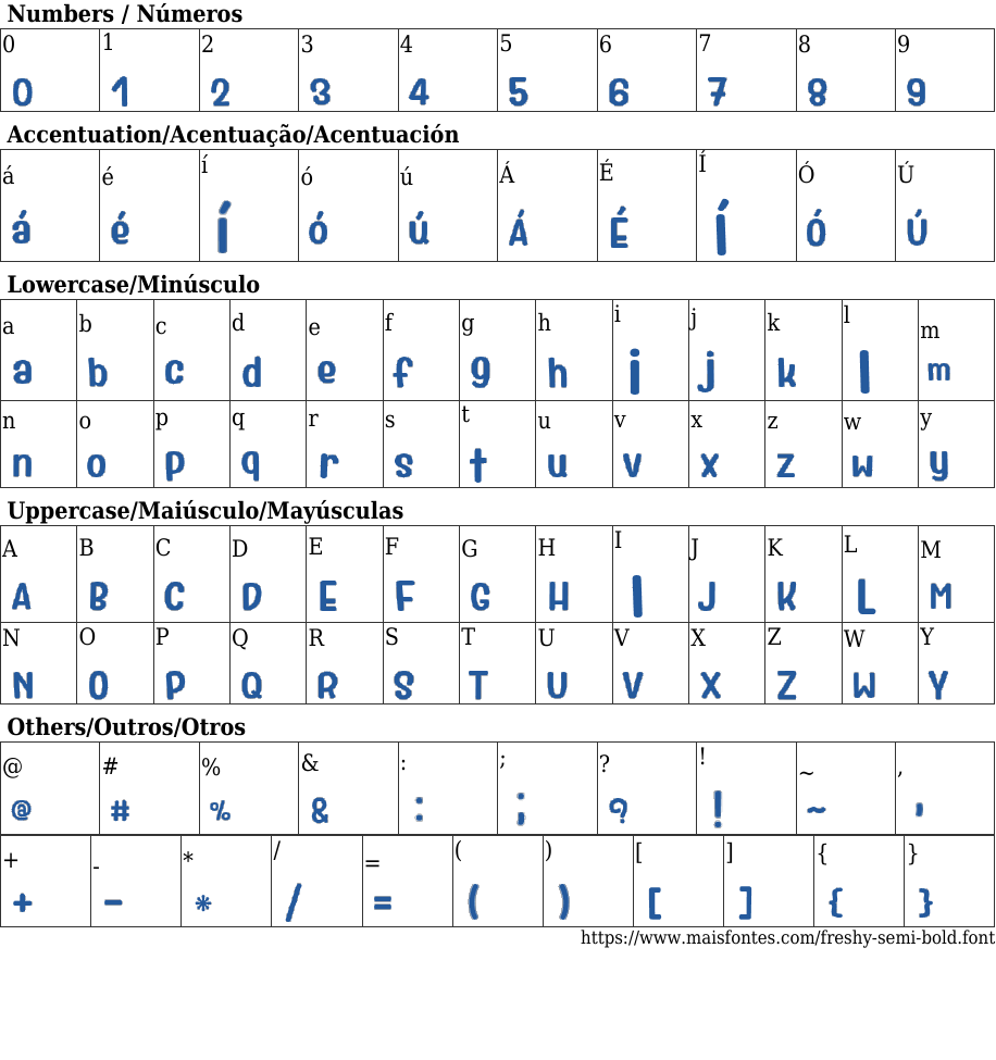 Freshy Semi Bold Font: Free Download | MaisFontes