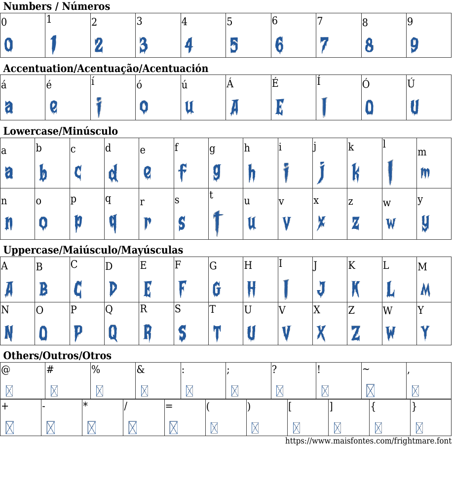 Frightmare: Baixar Fonte Grátis | MaisFontes