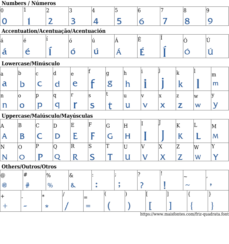 Friz Quadrata: Free Font Download | MaisFontes