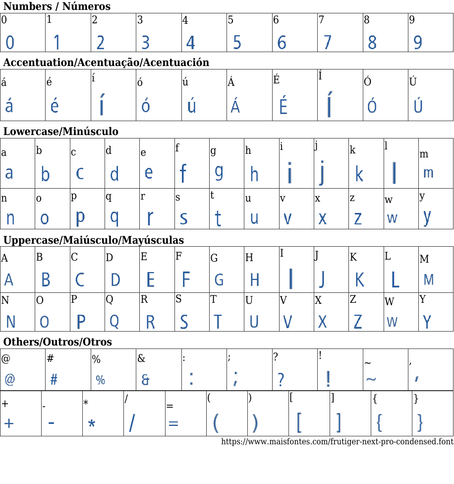 Frutiger Next Pro Condensed: Télécharger une police gratuite | MaisFontes