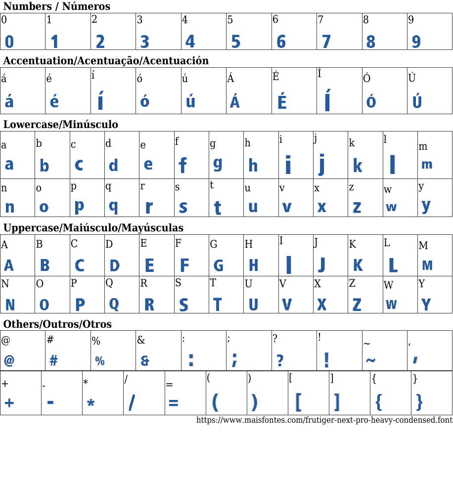 Frutiger Next Pro Condensed Heavy: Free Font Download | MaisFontes