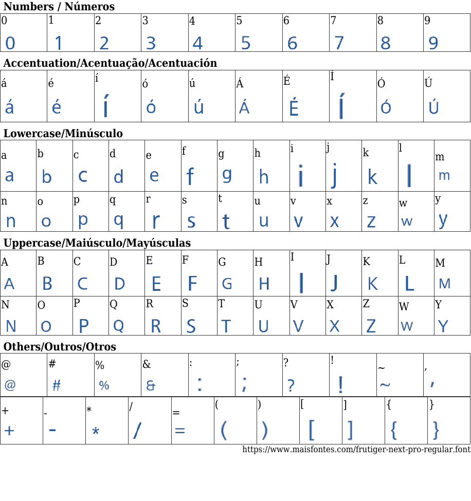 Frutiger Next Pro Regular Font: Free Download | MaisFontes