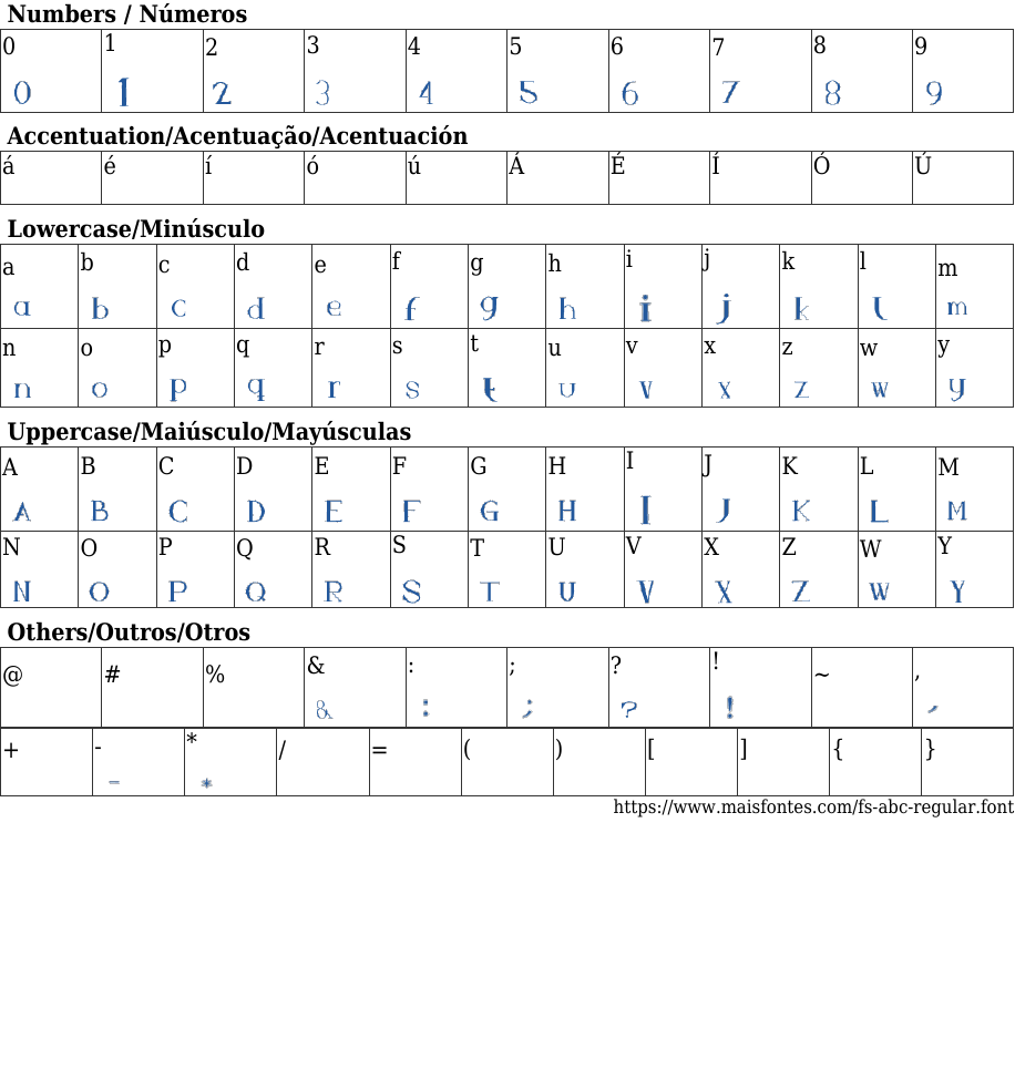 FS ABC Regular: Baixar Fonte Grátis | MaisFontes