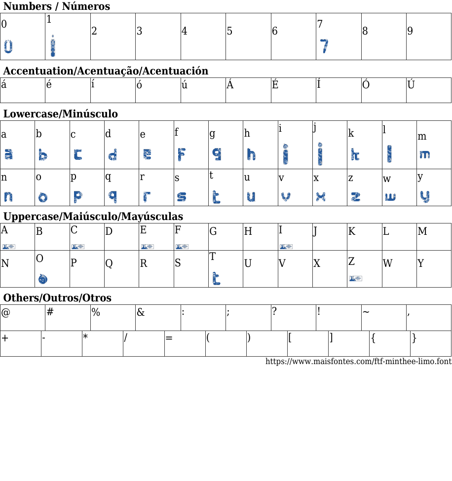 minthee limo Font: Free Download | MaisFontes