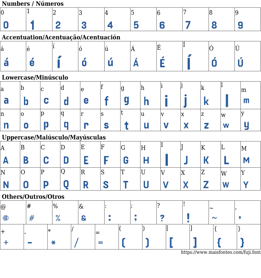 Fuji: Free Font Download | MaisFontes