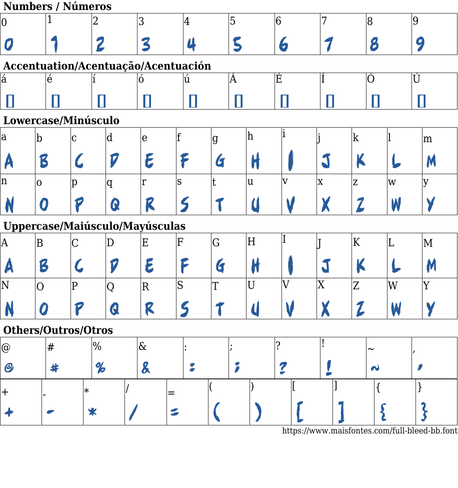 Full Bleed BB: Baixar Fonte Grátis | MaisFontes
