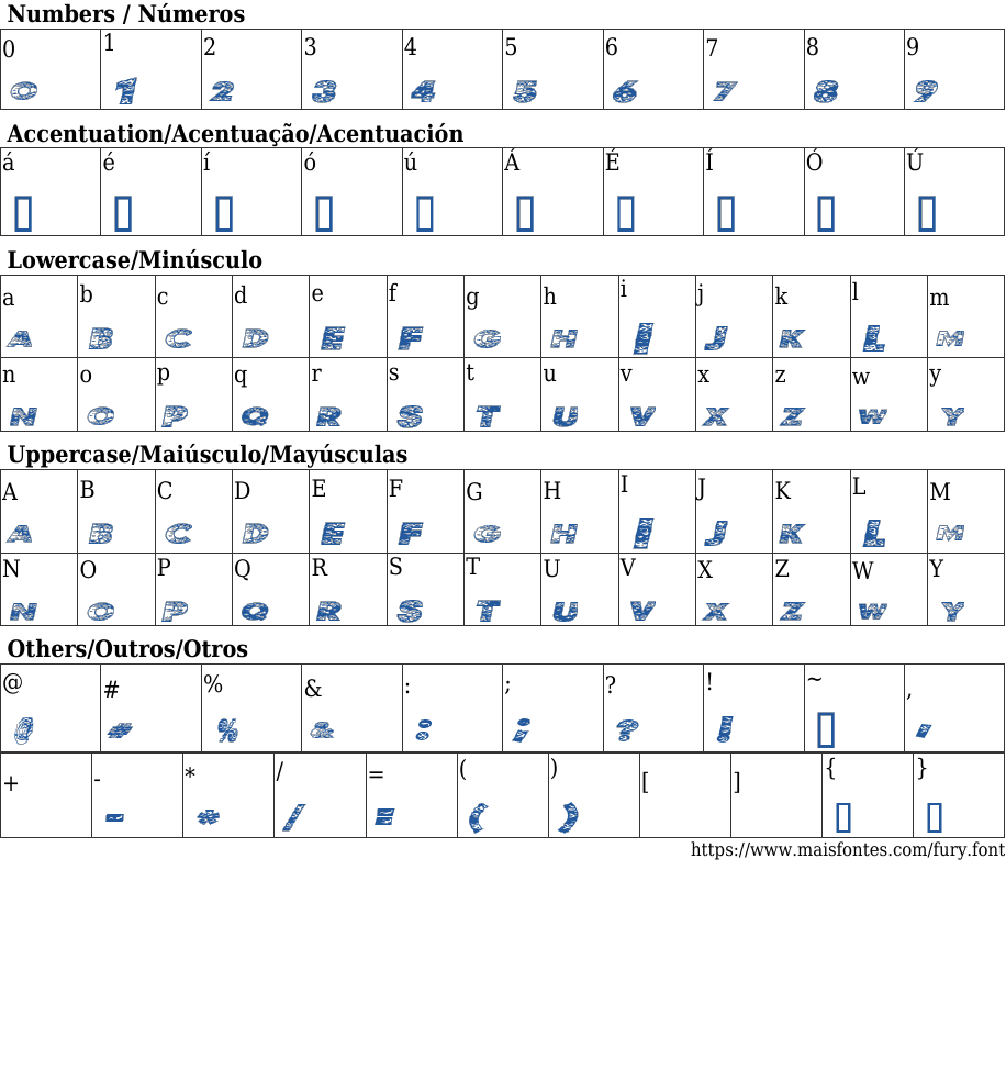 Fury: Free Font Download | MaisFontes