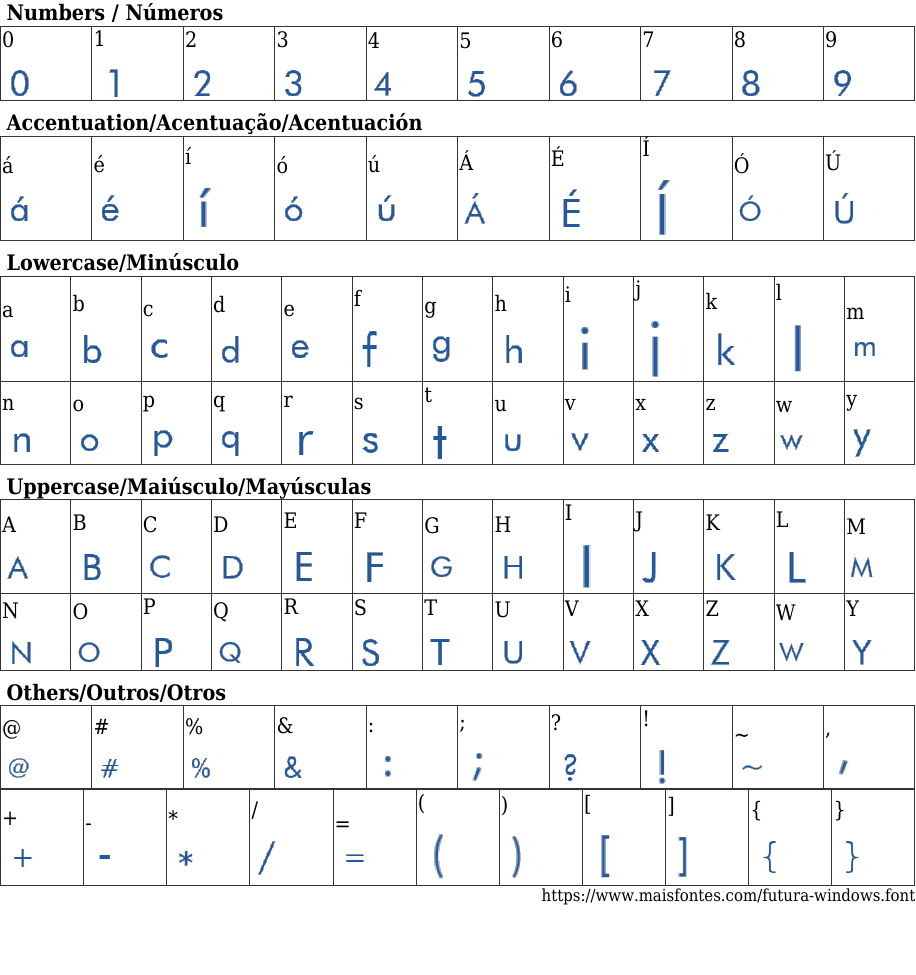 Futura Windows Font: Free Download | MaisFontes