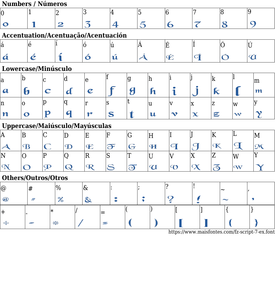 FZ SCRIPT 7 Extended: Baixar Fonte Grátis | MaisFontes