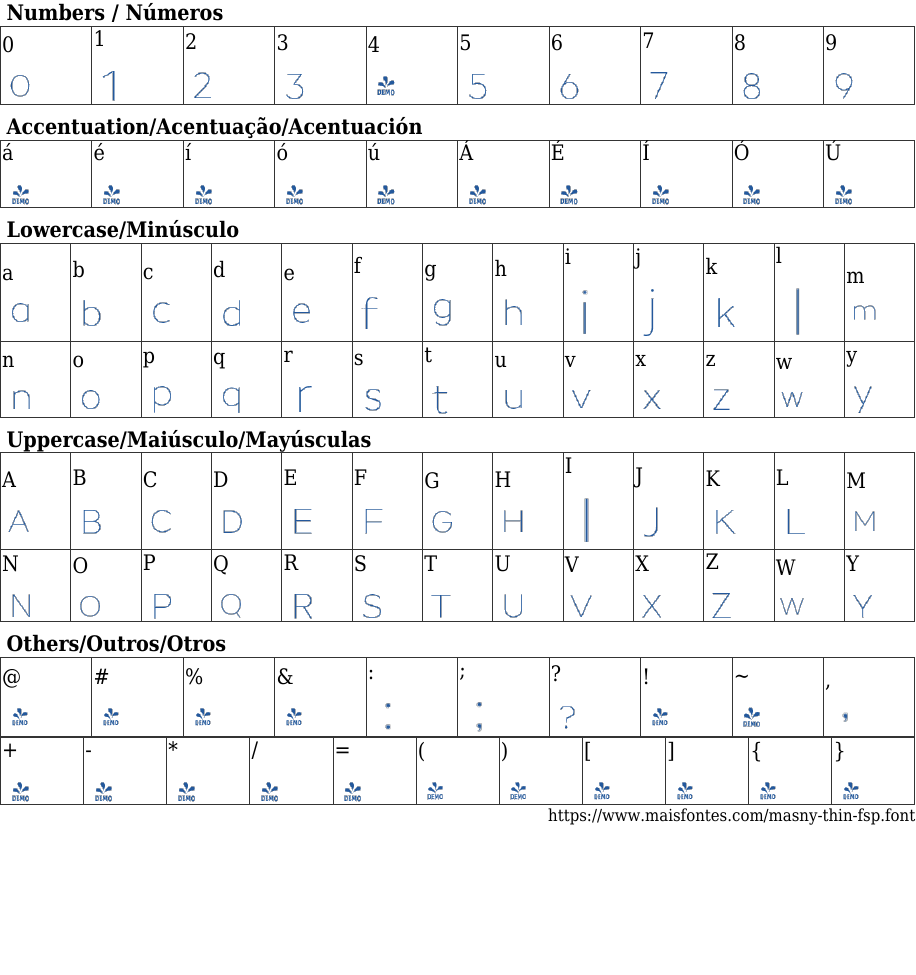 Masny Thin: Free Font Download | MaisFontes