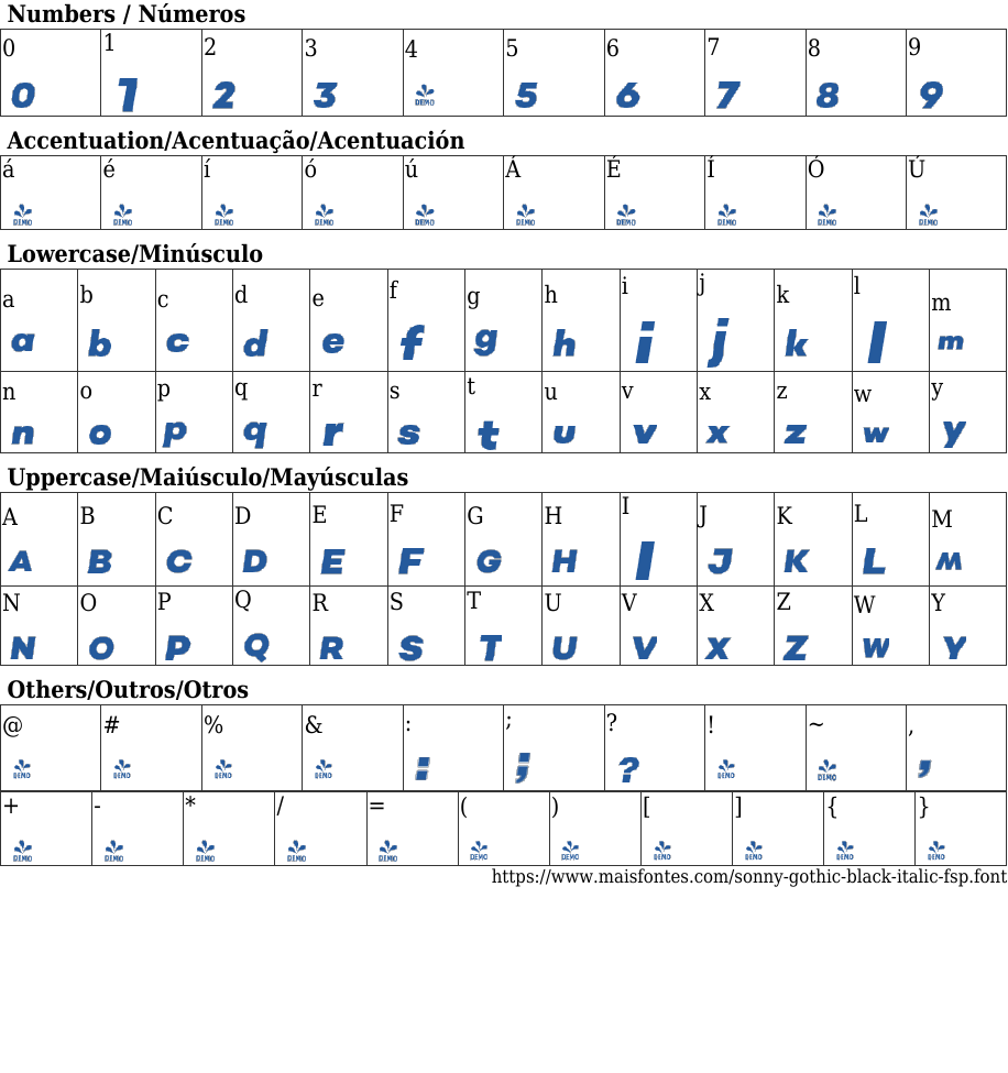 Sonny Gothic Black Italic: Free Font Download | MaisFontes