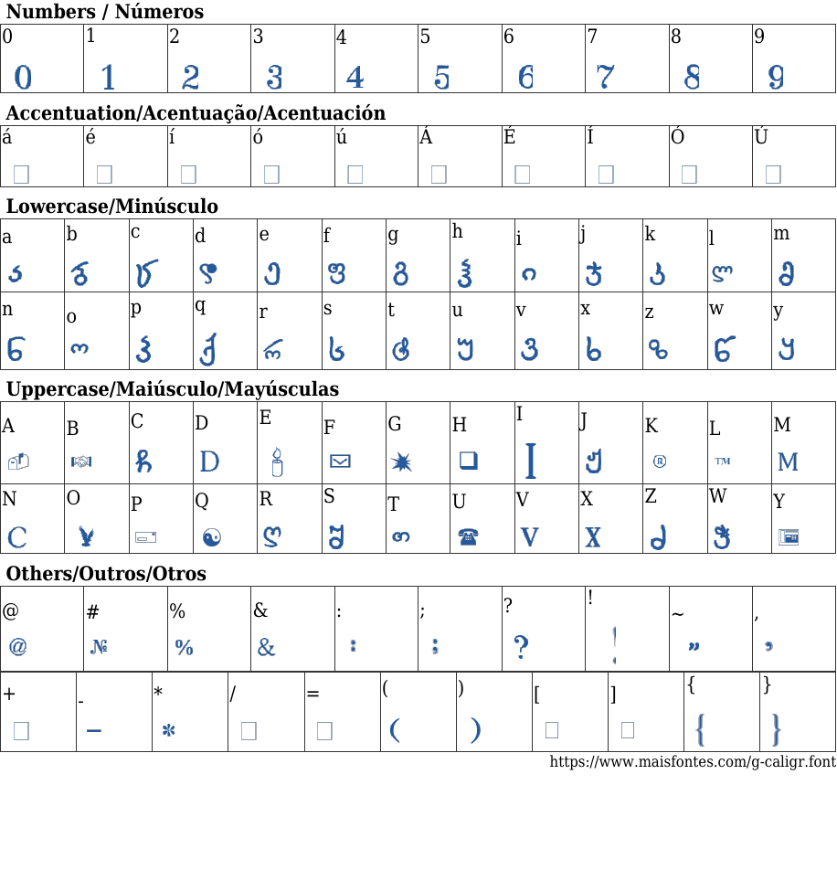 G caligr: Baixar Fonte Grátis | MaisFontes