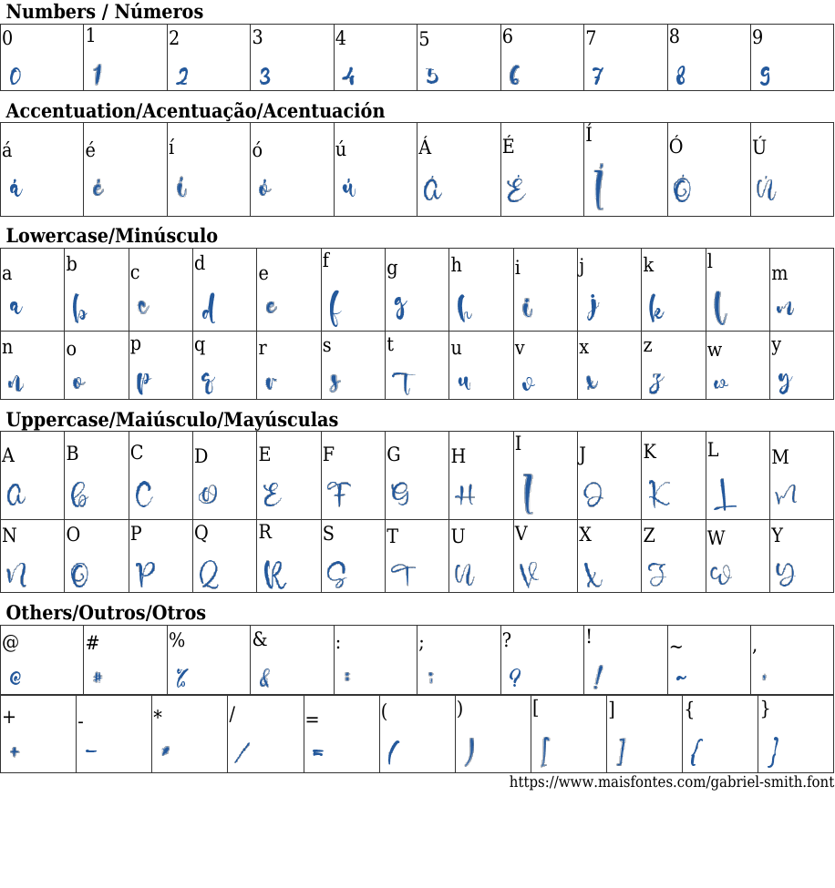 Gabriel Smith: Free Font Download | MaisFontes