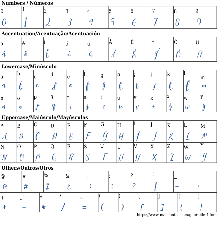Gabrielle Handwritten: Baixar Fonte Grátis | MaisFontes