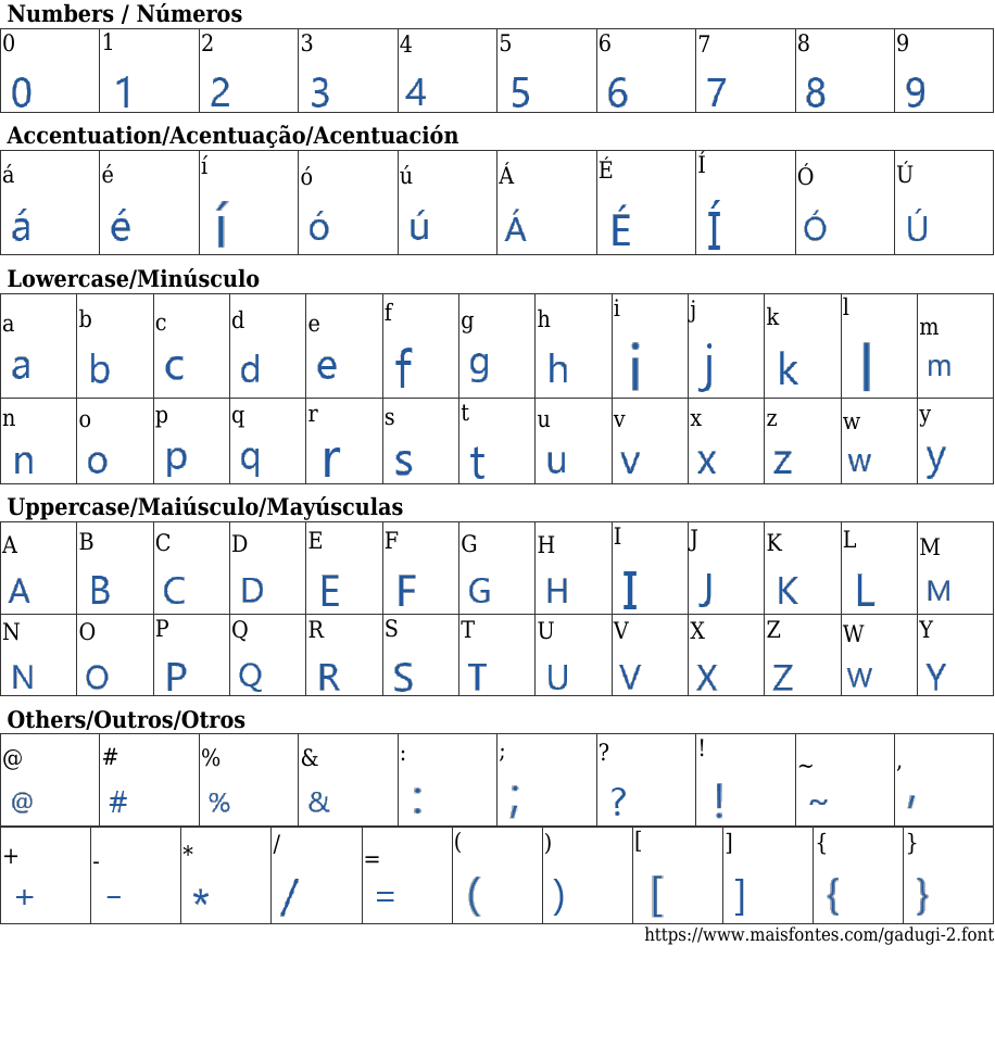 Gadugi: Download Free Font | MaisFontes