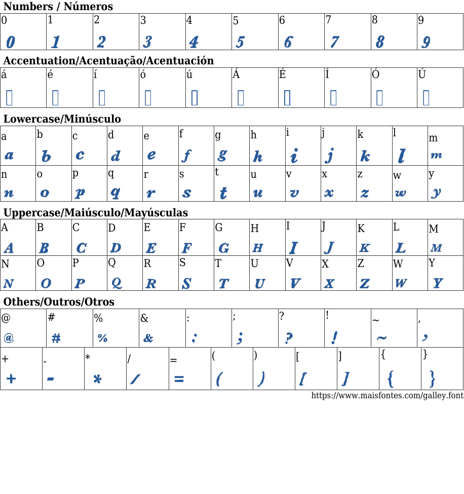Galley: Free Font Download | MaisFontes