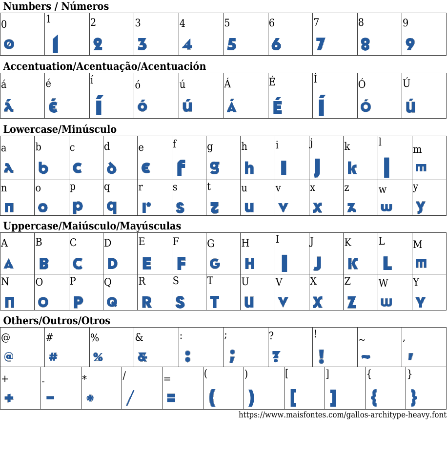 Gallos Architype Heavy: Free Font Download | MaisFontes