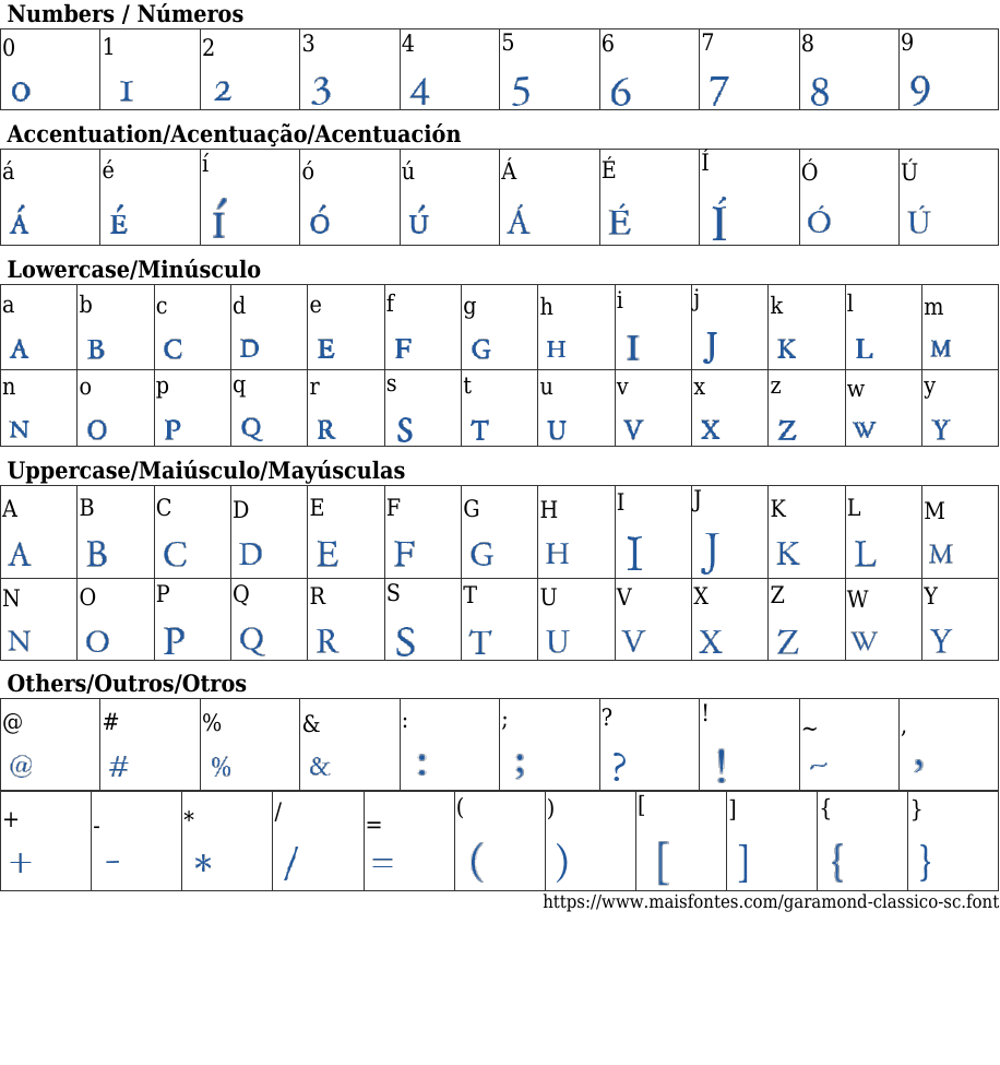 Garamond Classico SC: Baixar Fonte Grátis | MaisFontes