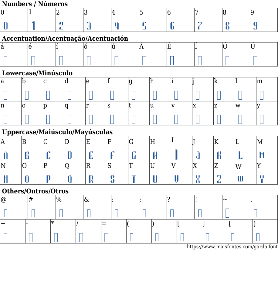 Garda Font: Free Download | MaisFontes