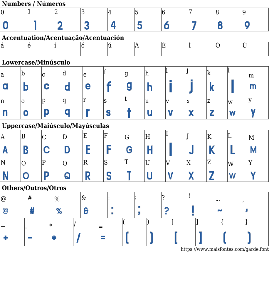 Garde Font: Free Download | MaisFontes