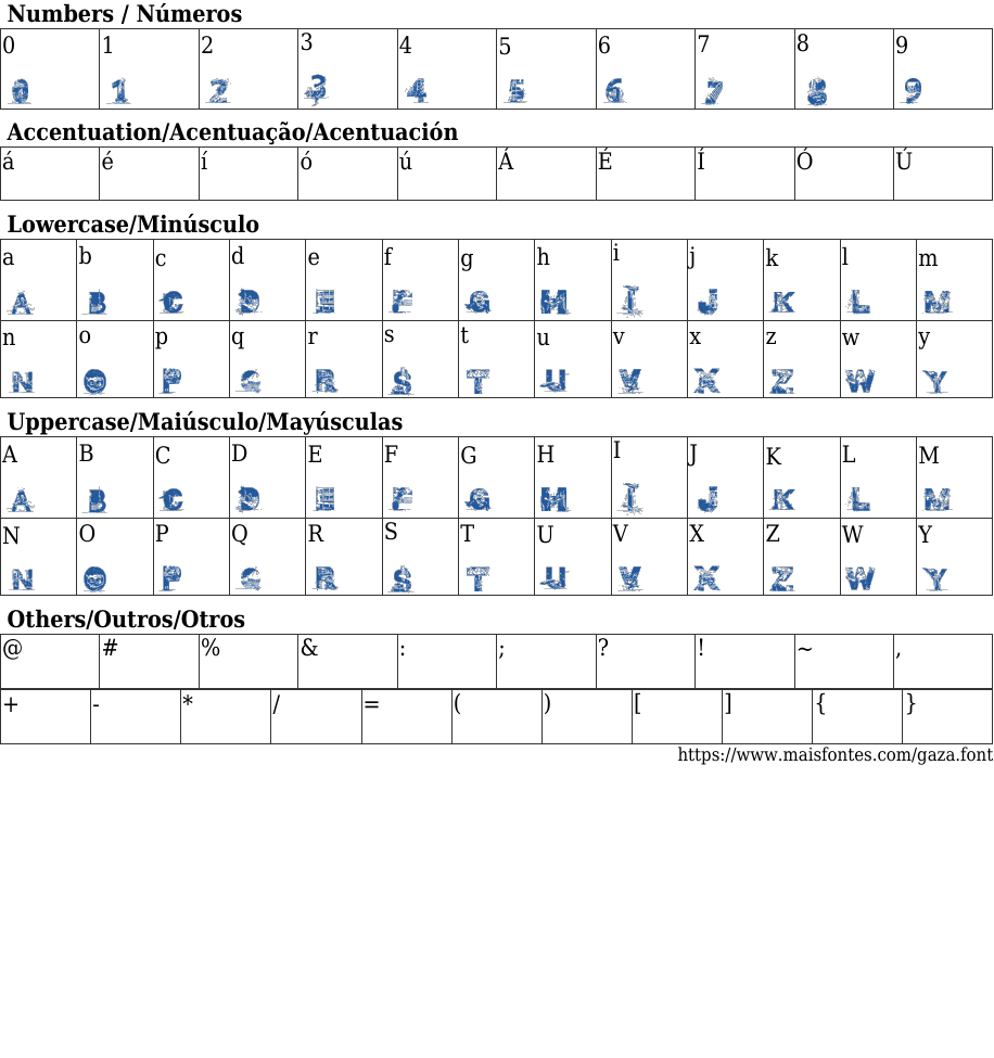 GAZA: Free Font Download | MaisFontes