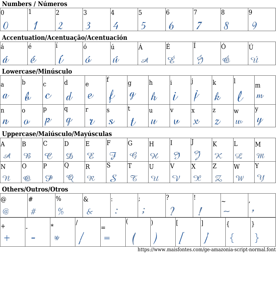 Amazonia Script: Download Free Font | MaisFontes