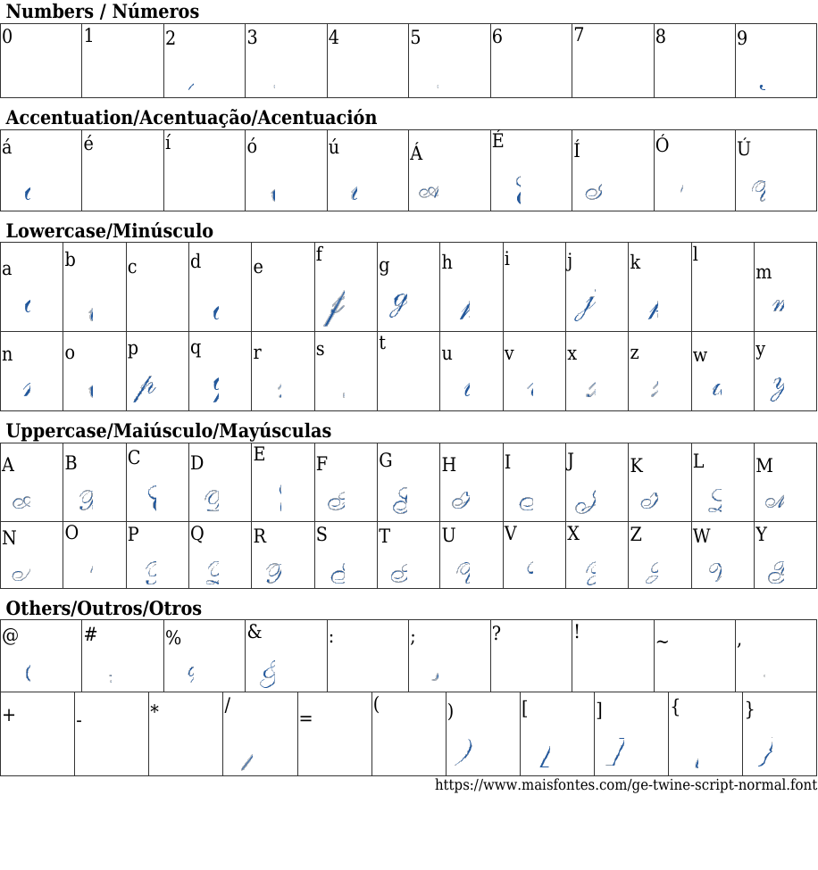 GE Twine Script Normal Font: Free Download | MaisFontes