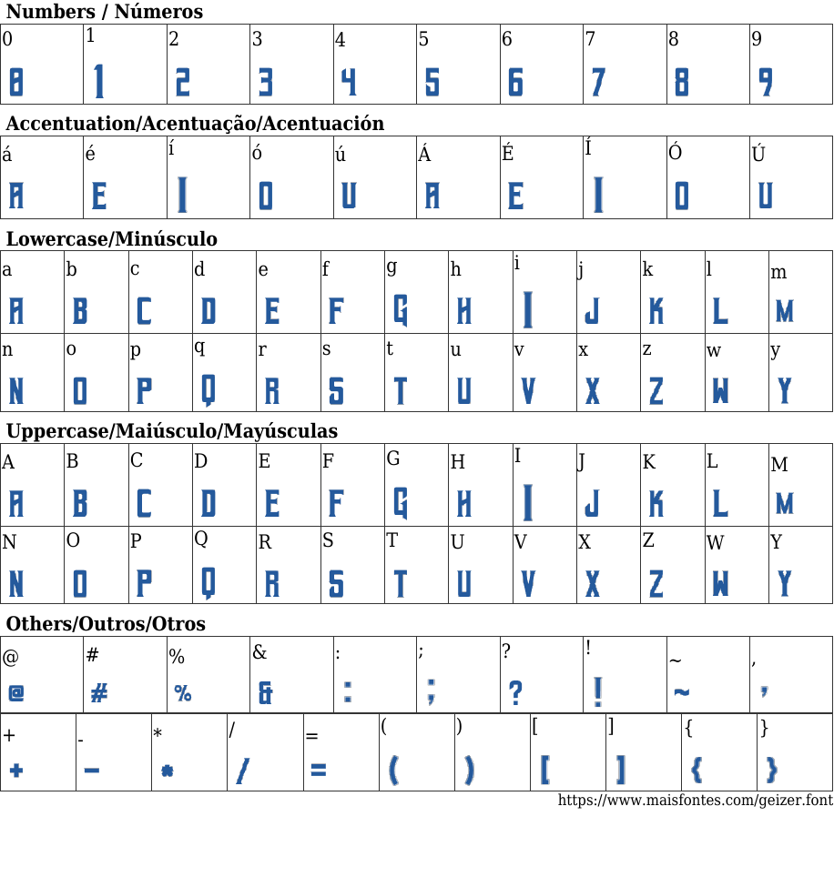 Geizer Font: Free Download | MaisFontes
