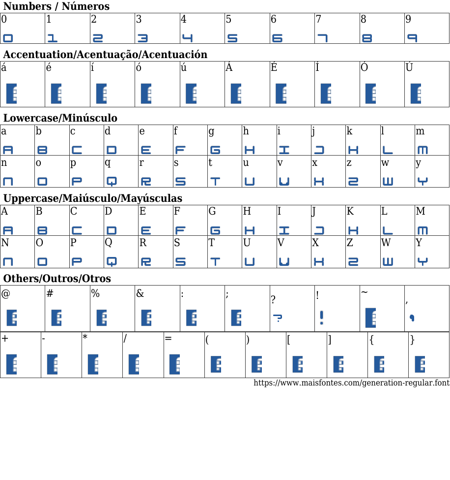 Generation Regular: Free Font Download | MaisFontes