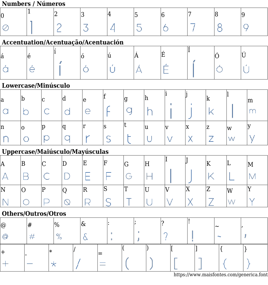Generica: Free Font Download | MaisFontes