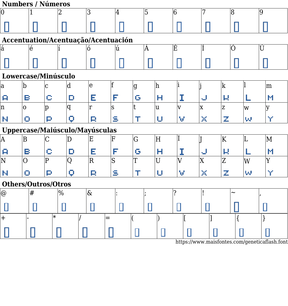 Genetica Flash: Free Font Download | MaisFontes