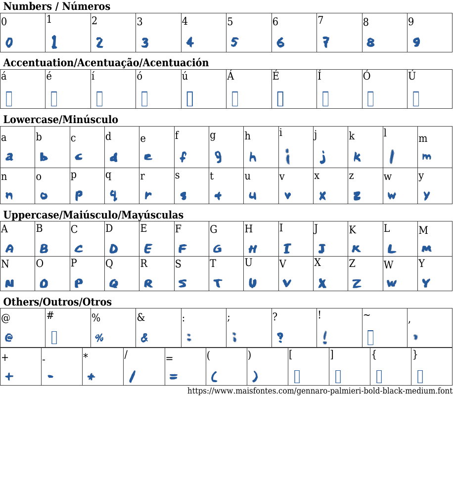 Gennaro Palmieri Bold Black Medium: Baixar Fonte Grátis | MaisFontes