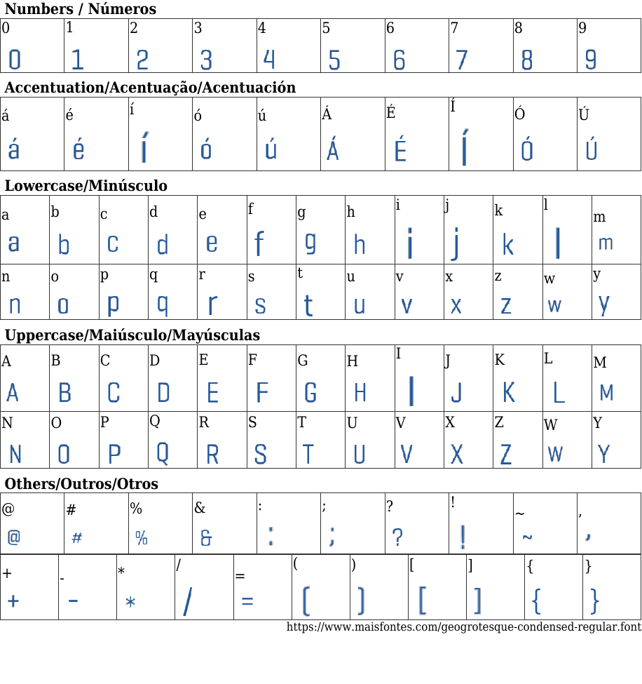 Geogrotesque Condensed Regular: Free Font Download | MaisFontes