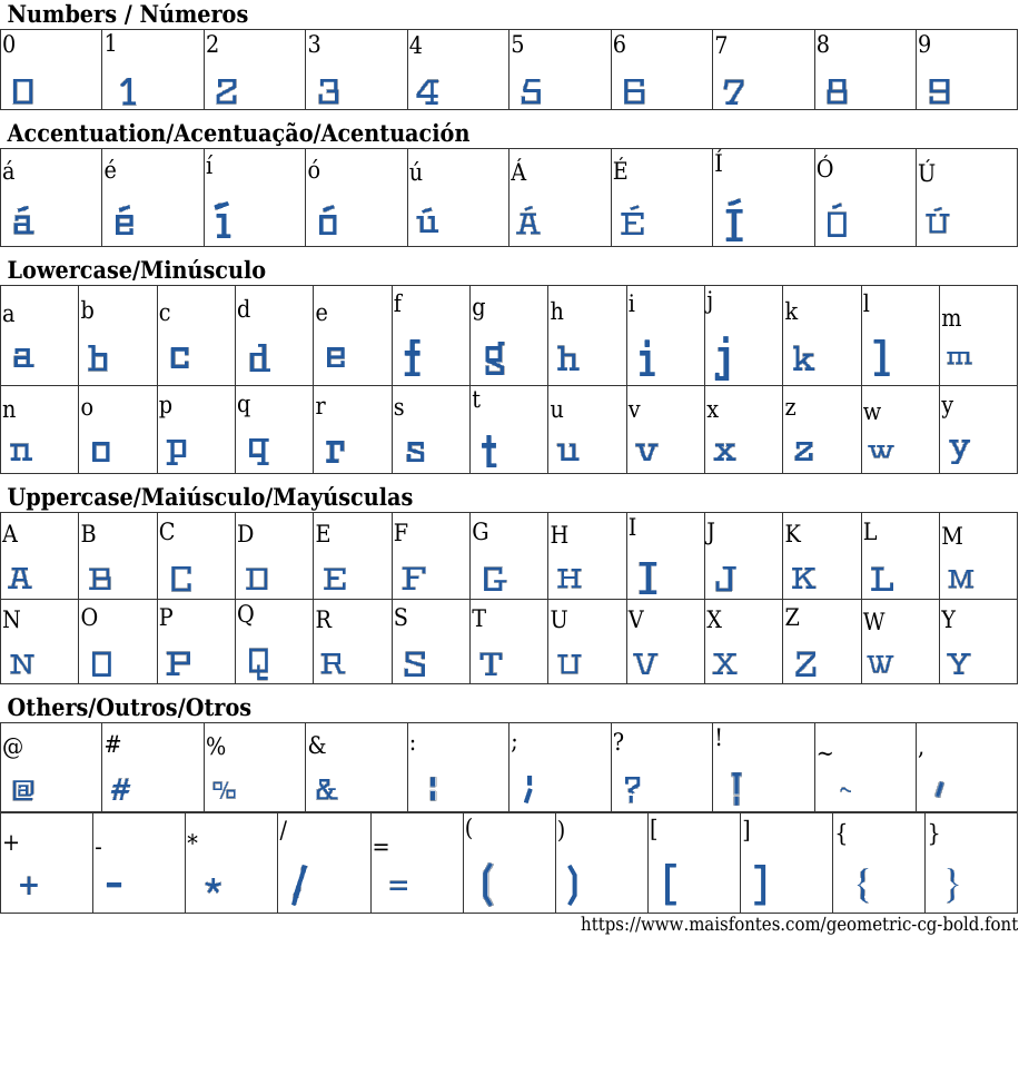 Geometric CG Bold: Free Font Download | MaisFontes