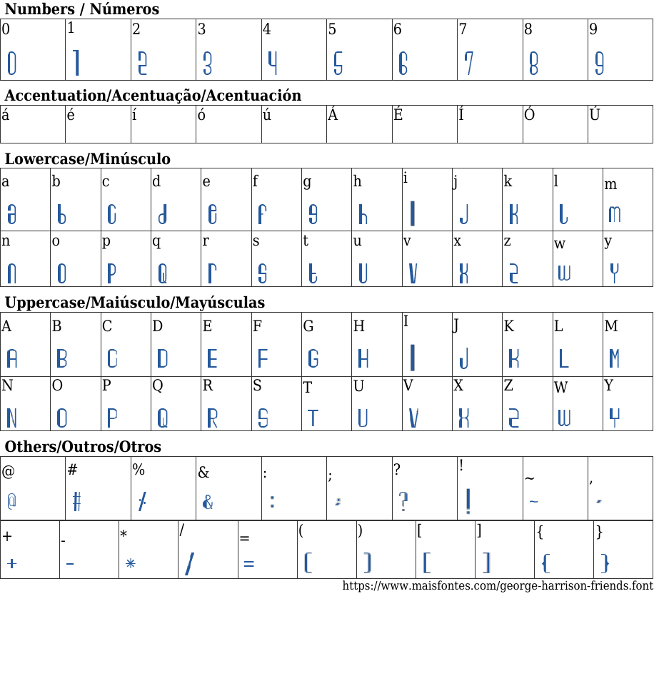 George Harrison Friends: Free Font Download | MaisFontes