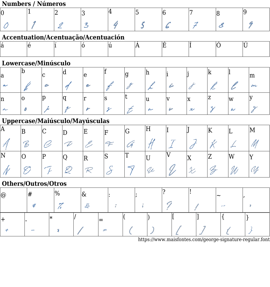 George Signature Regular: Free Font Download | MaisFontes