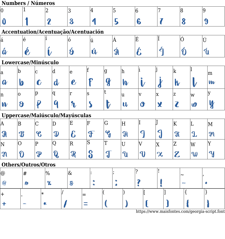 Georgia Script: Baixar Fonte Grátis | MaisFontes