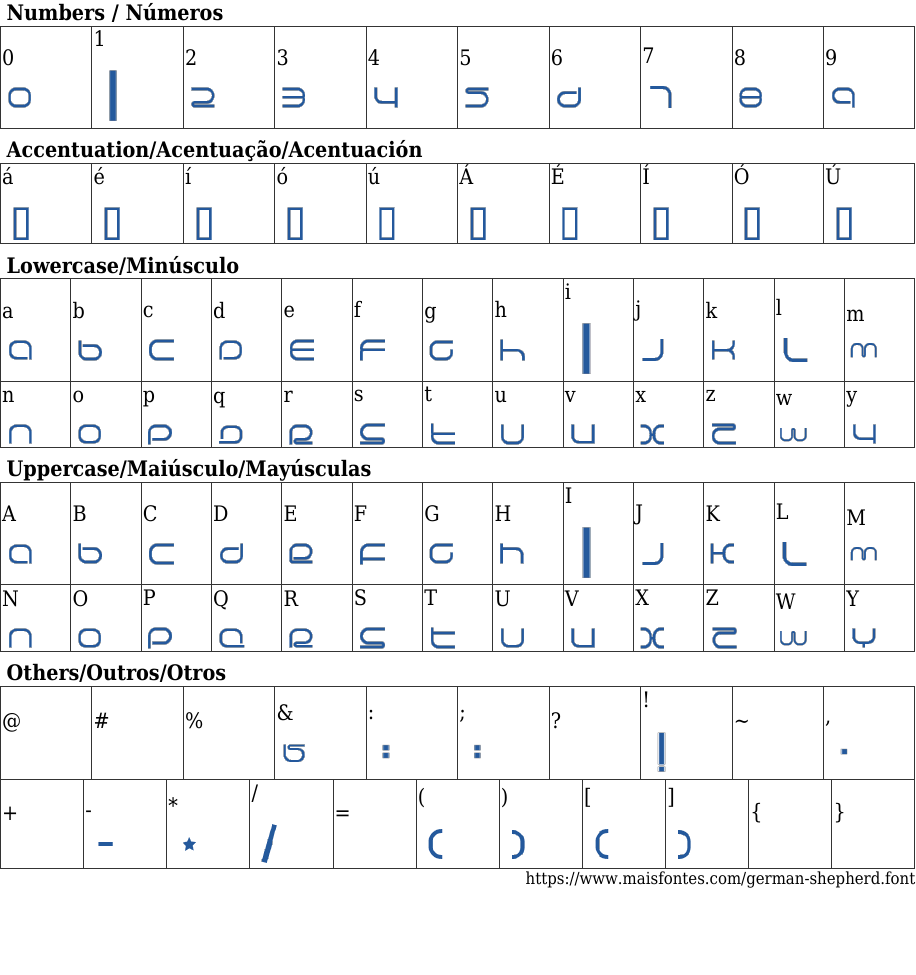 German Shepherd Font: Free Download | MaisFontes