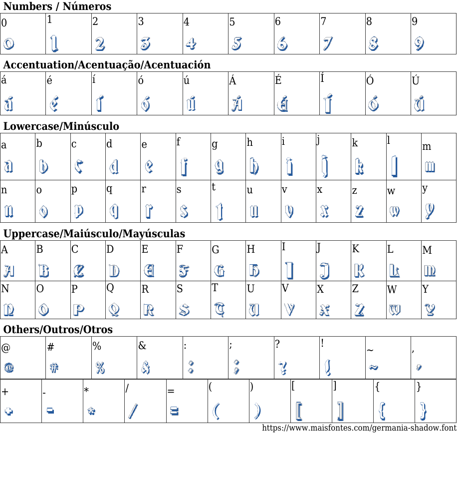 Germania Shadow: Free Font Download | MaisFontes