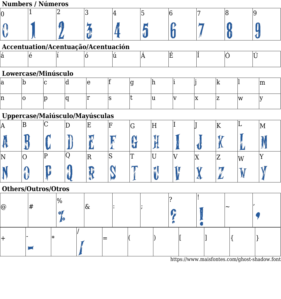 GHOST SHADOW: Free Font Download | MaisFontes