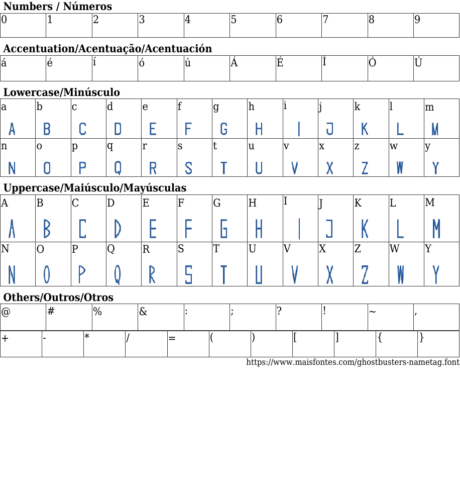 Ghostbusters Nametag: Free Font Download | MaisFontes