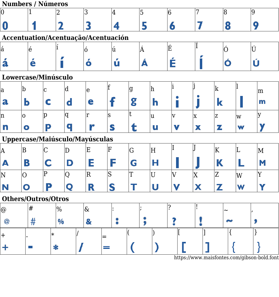 Gibson Bold: Free Font Download | MaisFontes