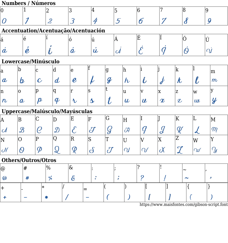 Gibson Script: Download Free Font | MaisFontes