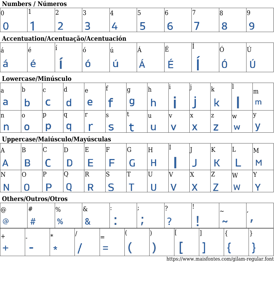Gilam Regular Font: Free Download | MaisFontes