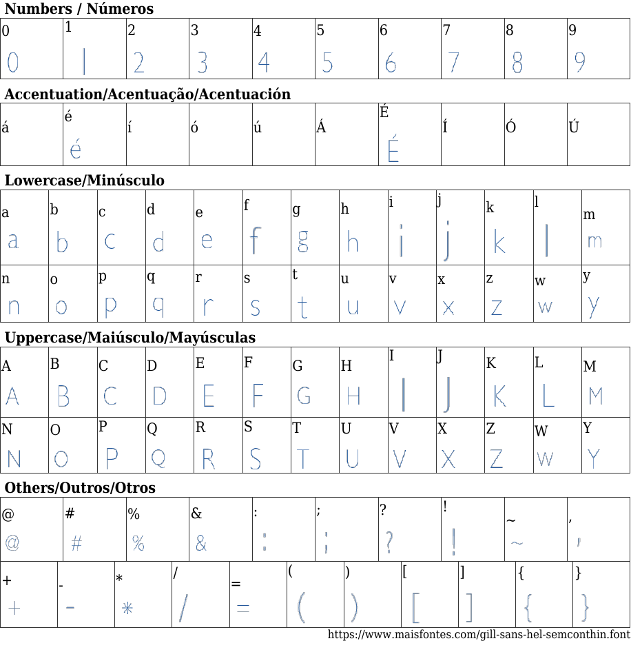 Gill Sans Hel SemiCondensed Thin Font: Free Download | MaisFontes