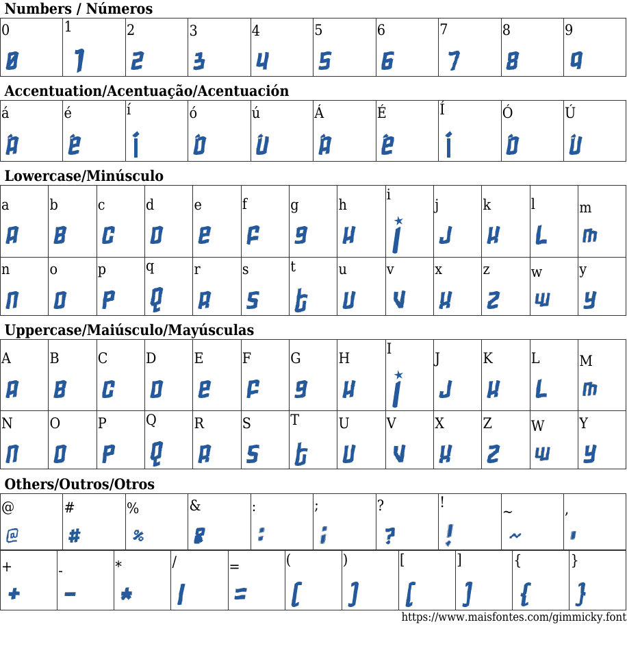 Gimmicky: Free Font Download | MaisFontes