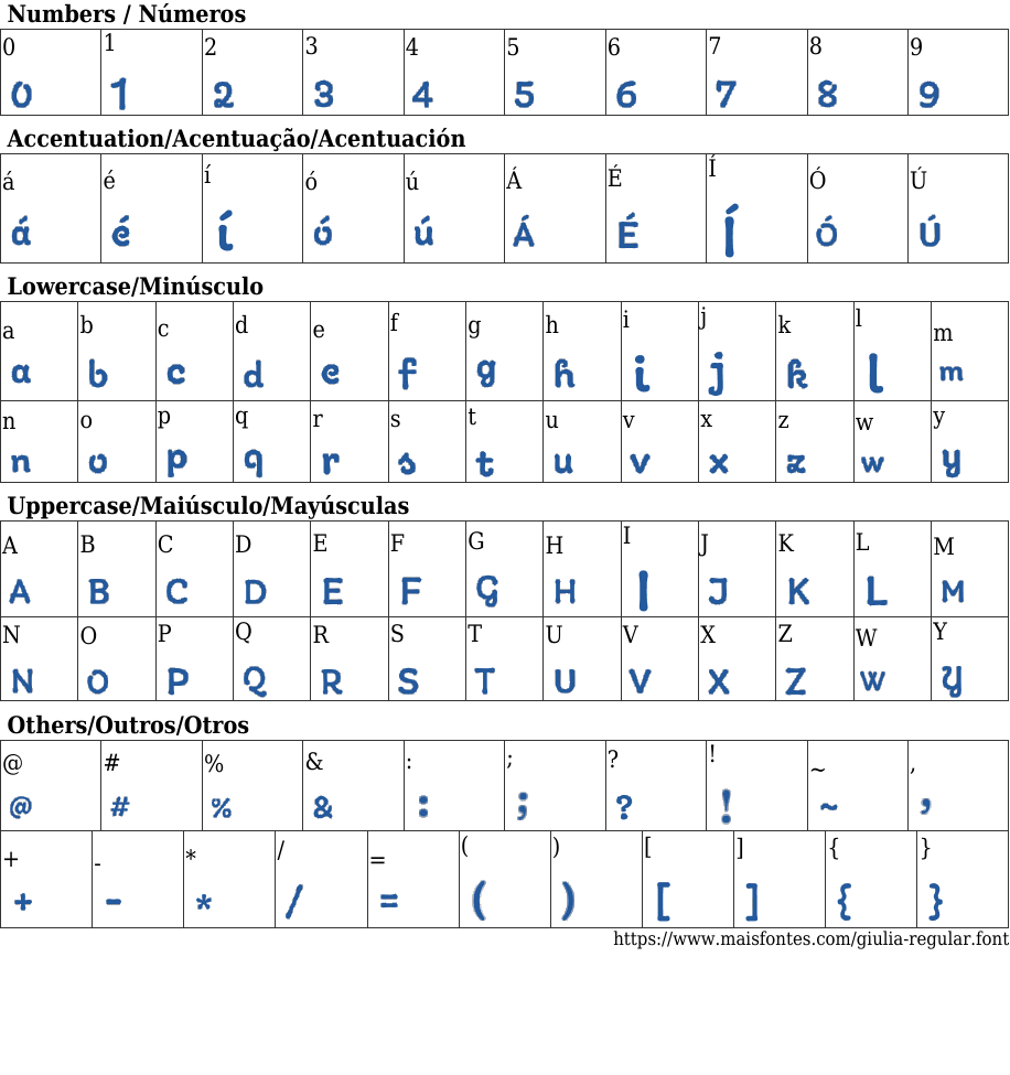 Giulia Regular: Free Font Download | MaisFontes